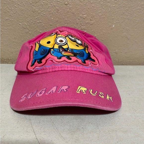 Accessories | Despicable Me Minion Made Sugar Rush Pink Hat Cap ...